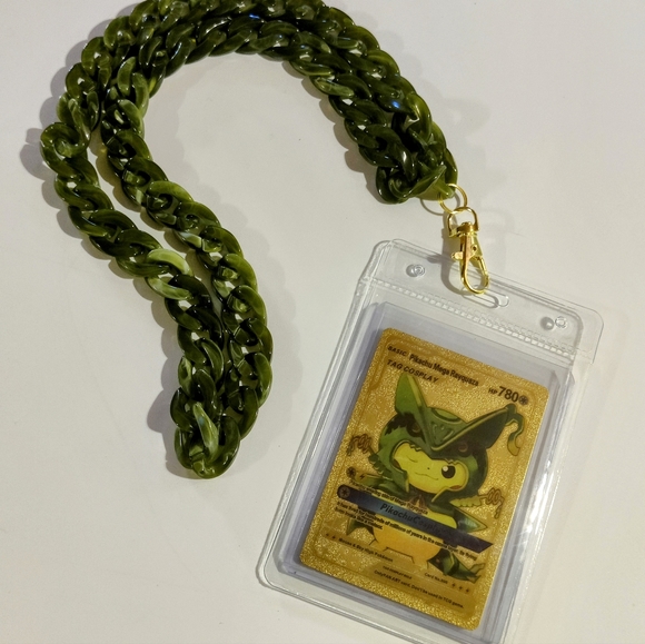 Unbranded | Accessories | Mega Rayquaza Pikachu Cosplay Cuban Link ...